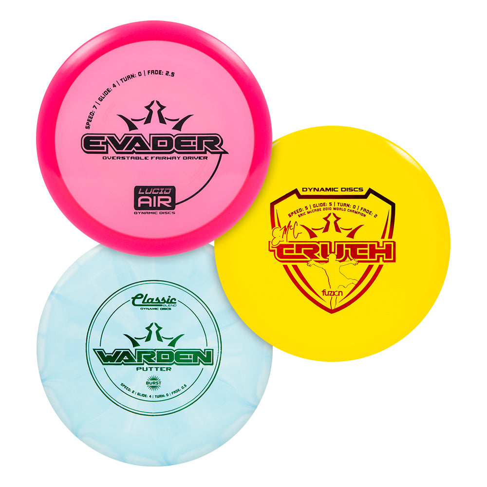 Dynamic Discs 3 Disc Premium Starter Set